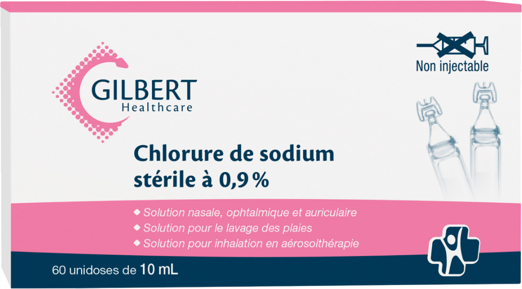 Sérum physiologique Laboratoires Gilbert