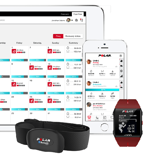 Cardiofréquencemètre Polar V800 Noir Cardio pour vos entraînements.