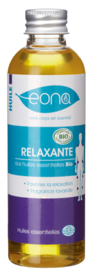 Huile de massage relaxante Bio Eona